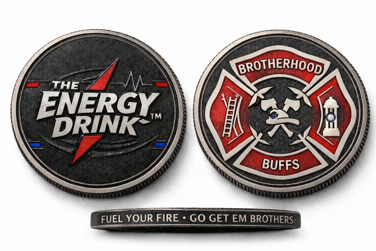 Challenge Coin - Pre Order - Delivery Mid April 2026 – the Energy Drink™